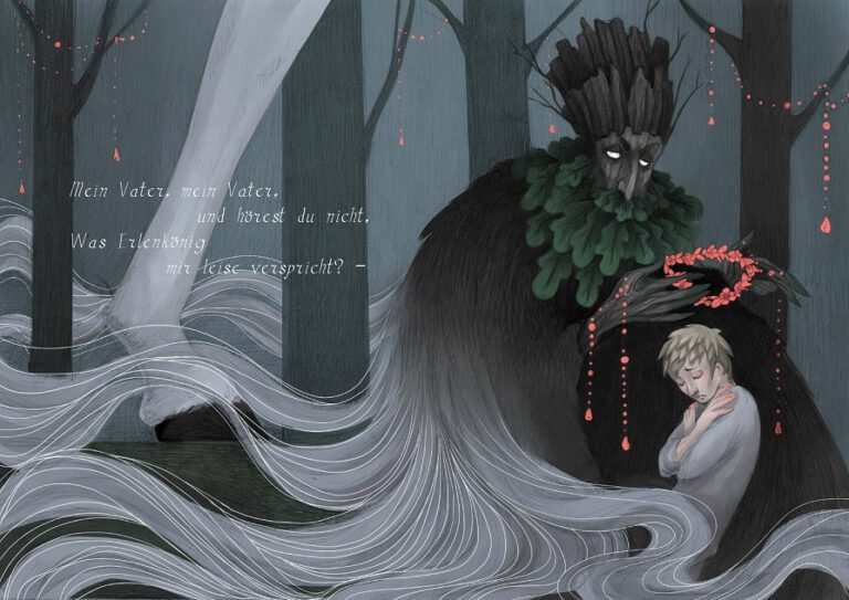 Ritt mit tragischem Ende – eine neue Illustration von Goethes „Erlkönig ...